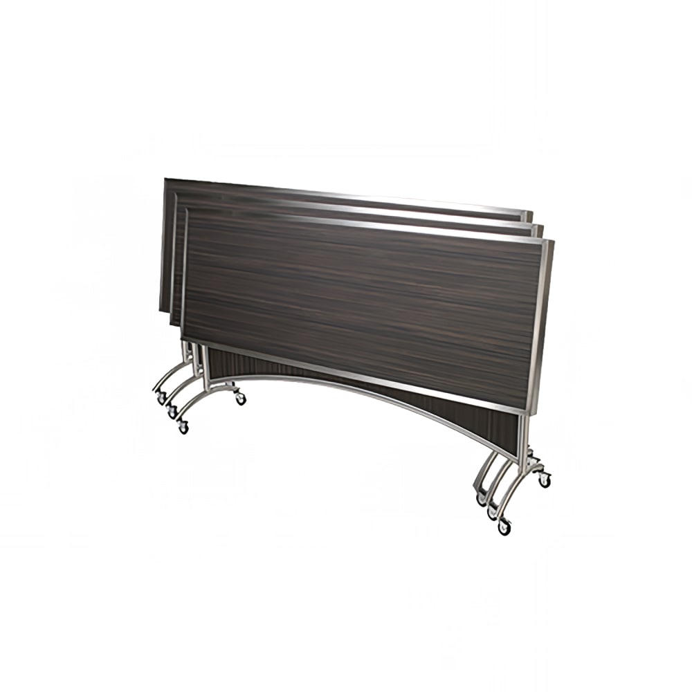 Forbes Industries Mobile Nesting Table w/ Laminate Top & Stainless ...