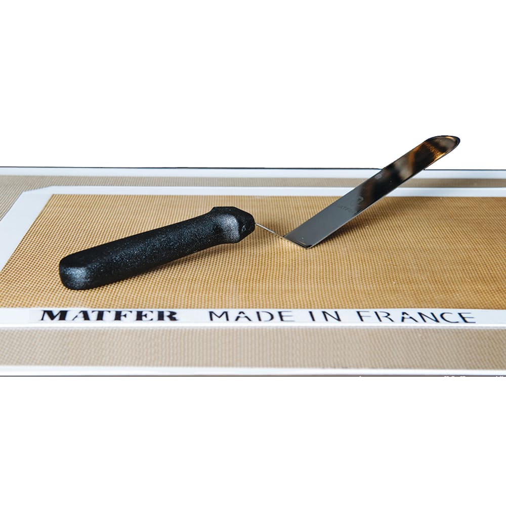 Matfer Bourgeat 112674 10 1/4" Flexible Offset Spatula w/ Plastic ...