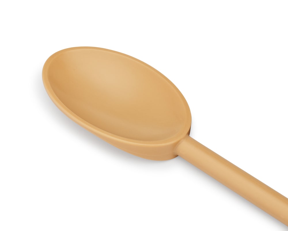 Matfer Bourgeat 113345 Exoglass® 17 3/4" Spoon - Composite, Tan