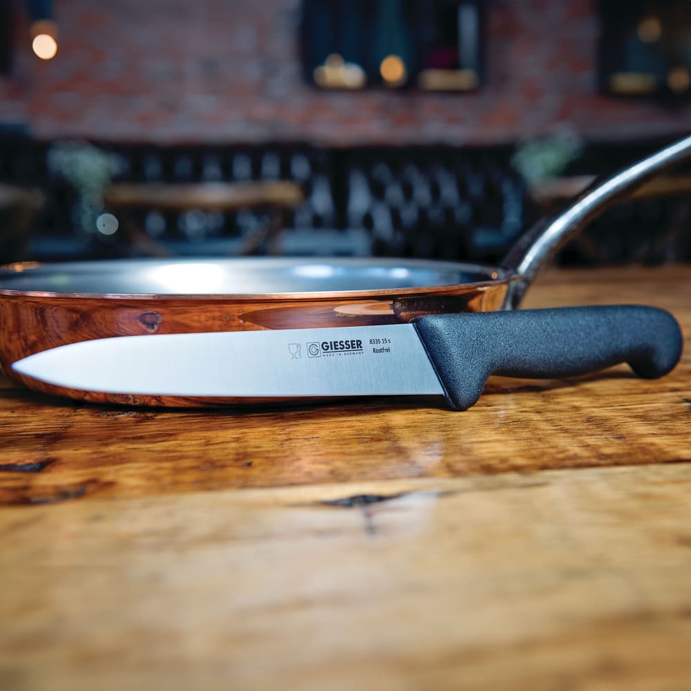 Matfer Bourgeat 182106 6" Giesser Kitchen Knife, Multi-Purpose, Chrome ...