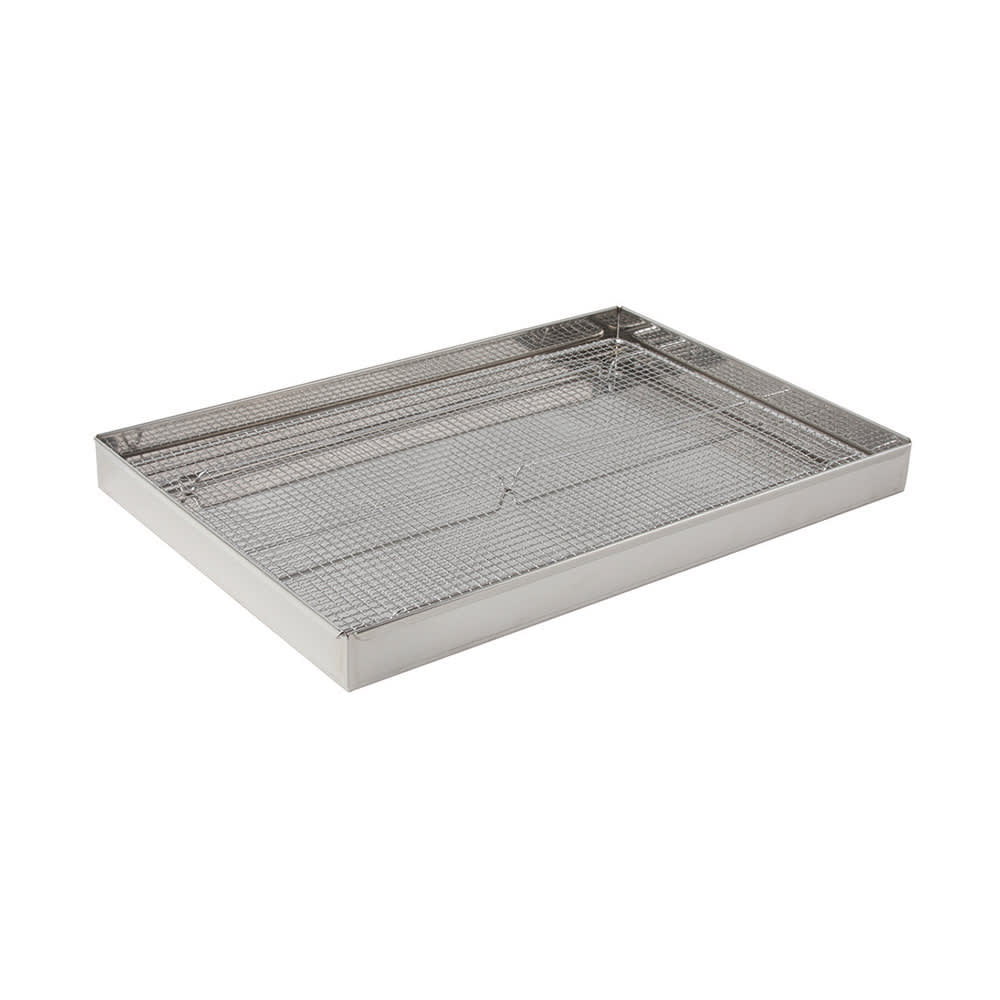 Matfer Bourgeat 313004 Baba Draining Box w/ Feet - 23 3/4" x 15 3/4" x ...