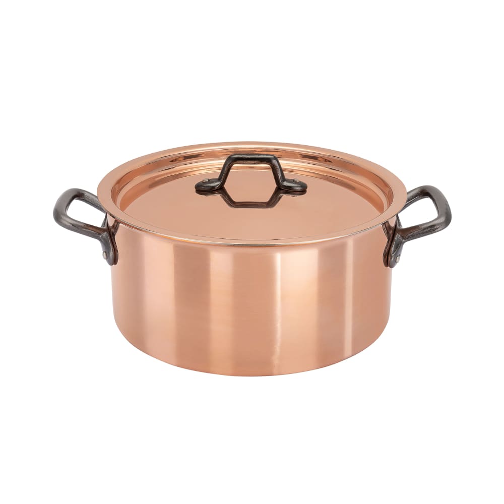 Matfer Bourgeat 915901 8 Piece Cookware Set, Stainless Steel/Copper w ...