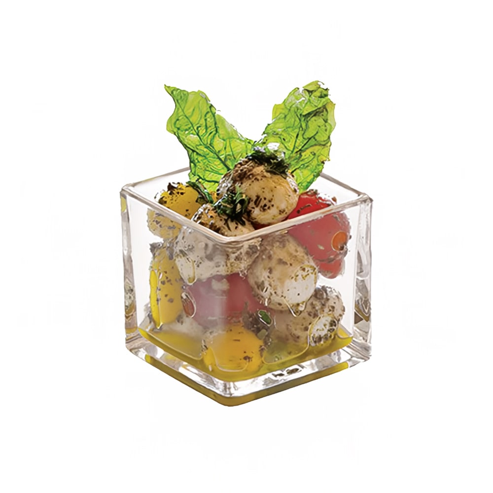 Front of the House 5 oz Square Sampler™ Dish - Glass, Clear (ASA012CLG23)