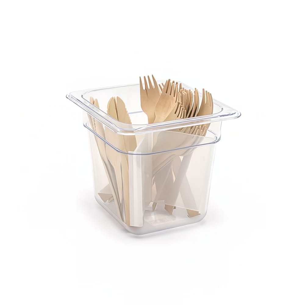Front of the House Flatware Divider Insert - 6 1/2" x 6 1/2" x 3 3/4 ...