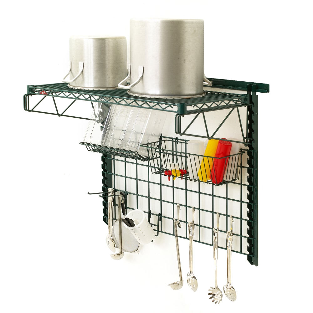 Metro SWK36-1A1-SR 40" Wire Wall Mounted Shelving w/ Mounting Hardware