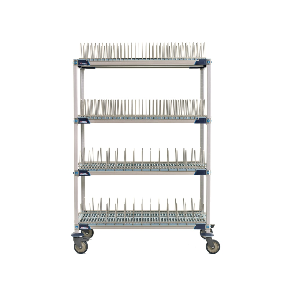 Metro PR48VX4 4 Level Mobile Drying Rack for Trays