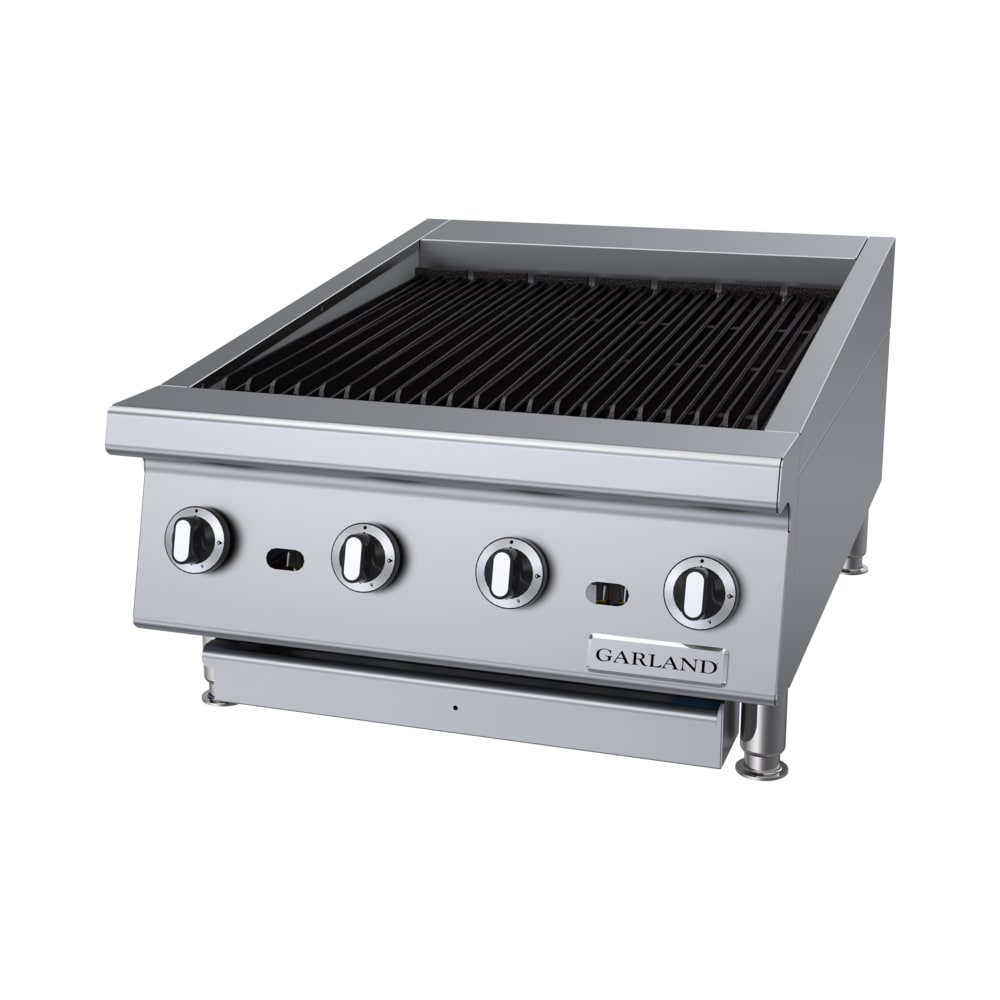 Garland GTBG24-NR24 24" Countertop Charbroiler, Non-Adjustable Cast ...