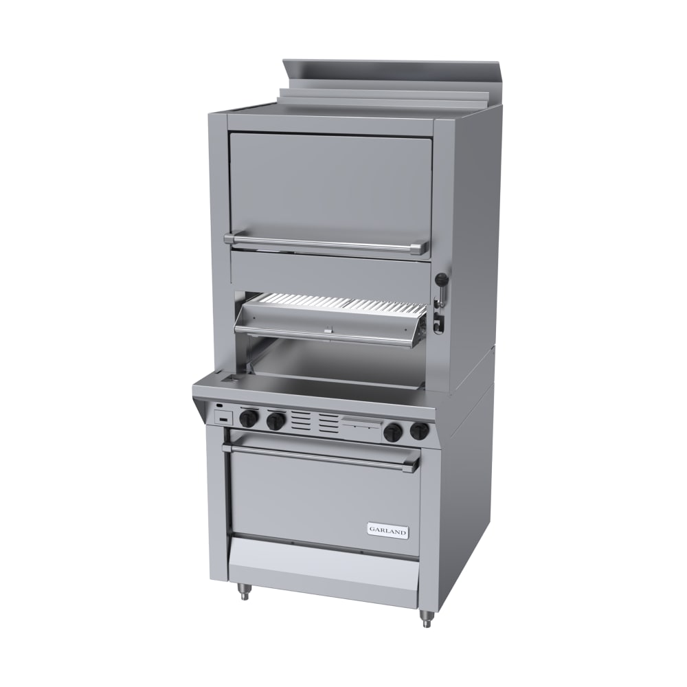 Garland M60XR Deck Type Broiler w/ Upper Finishing Oven, Standard Oven ...