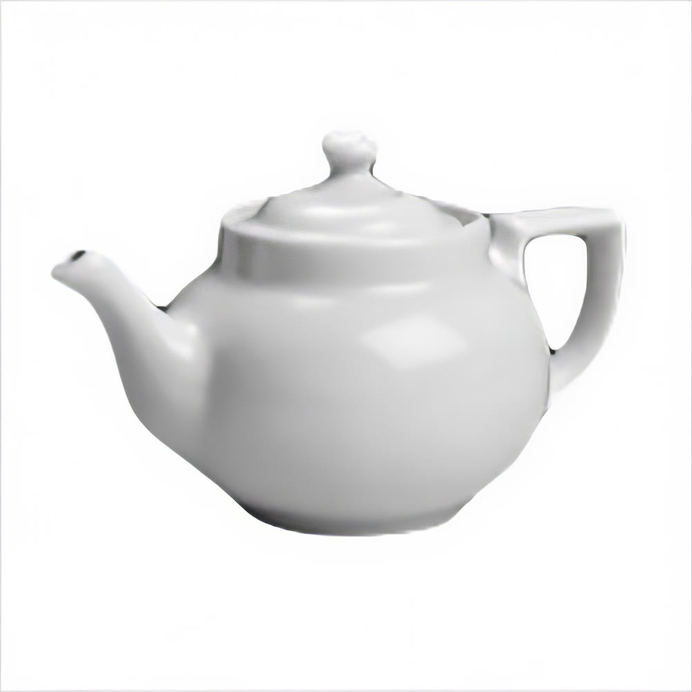 Hall China Lid w/ Knob for Boston 16 oz Teapot - China, White (HL220CWHA)