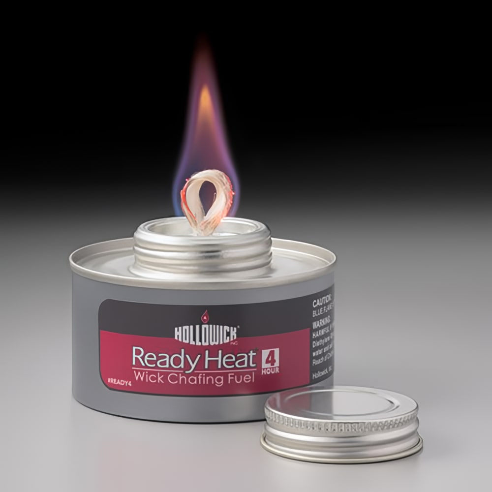 Hollowick READY4 Ready Heat Plus™ Chafing Dish Fuel w/ 4 Hour Wick