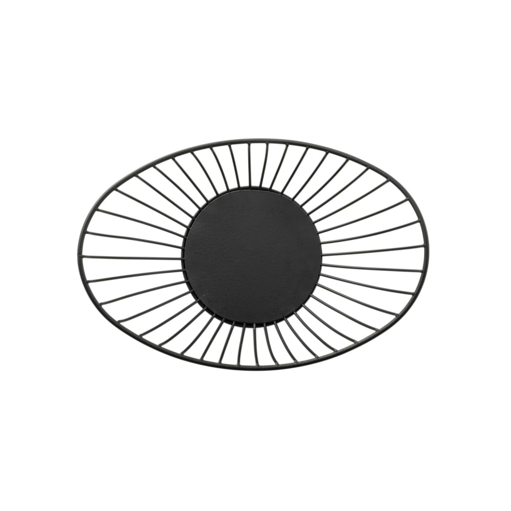 Tablecraft 10822 Parisian Collection Basket - 9" x 5", Wire, Black