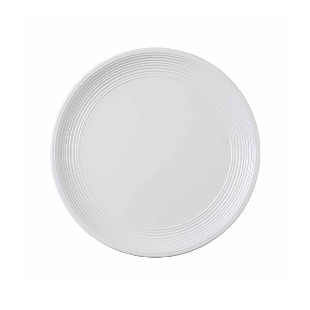 Tablecraft 11148 10 1/2" Round Melamine Dinner Plate, White