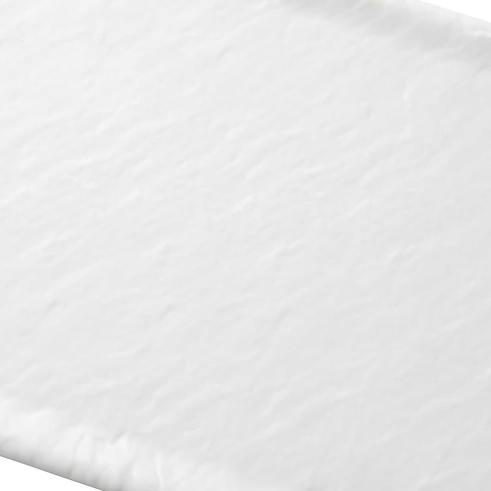 Tablecraft 11496 Rectangular Serving Paddle - 14 1/4" x 7", Melamine, White