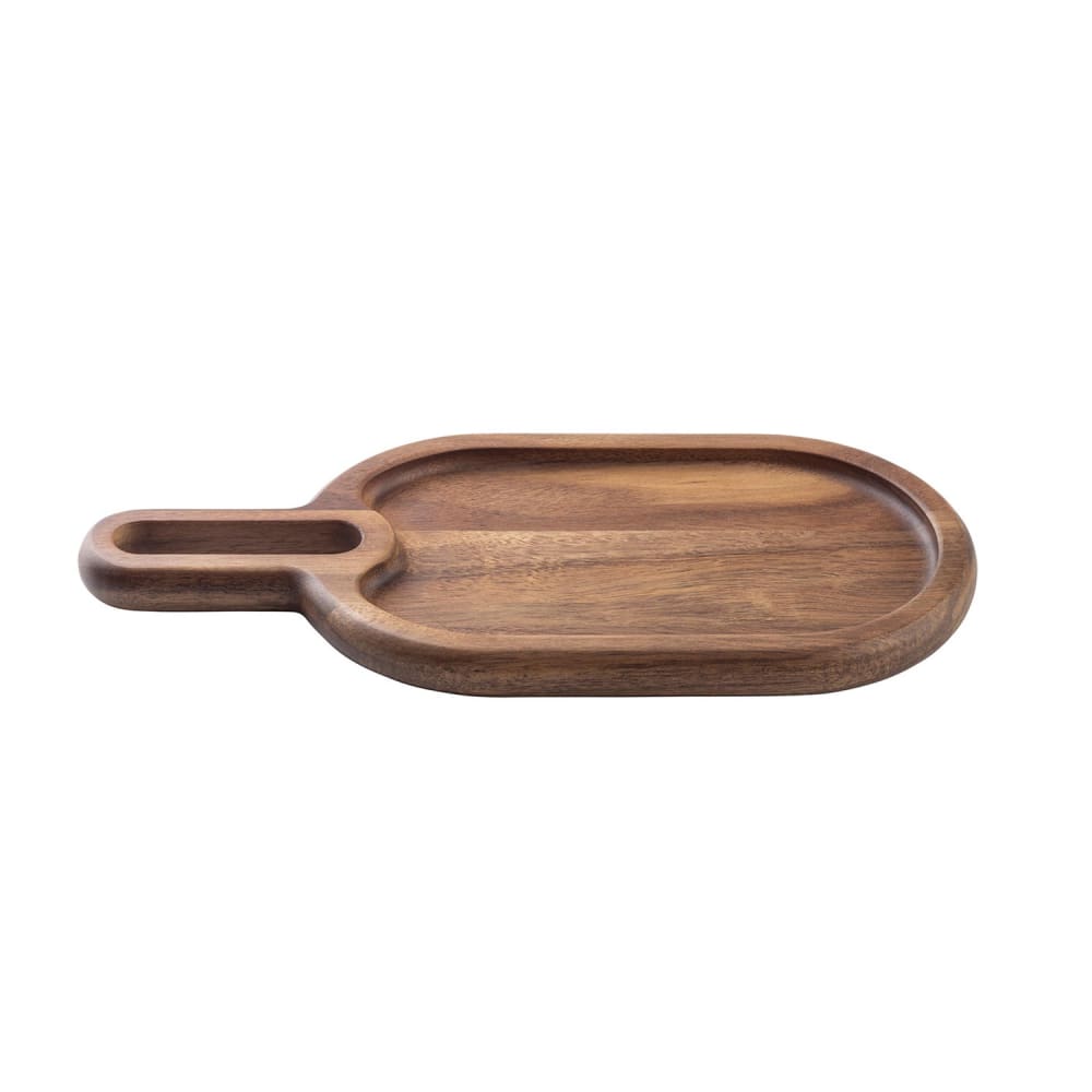 Tablecraft 11522 Oblong Serving Paddle - 12" x 5 1/2", Acacia Wood