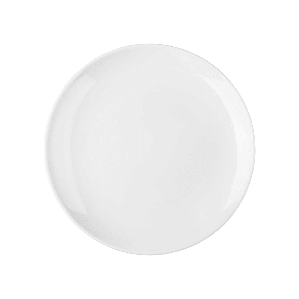 Tablecraft 11533 15 3/4" Round Sierra Collection™ Platter - Melamine, White