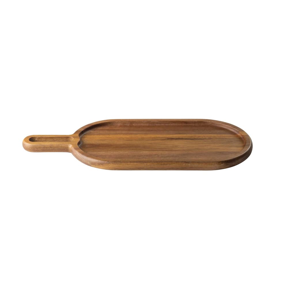 Tablecraft 11572 Oblong Serving Paddle - 17" x 7 1/4", Acacia Wood