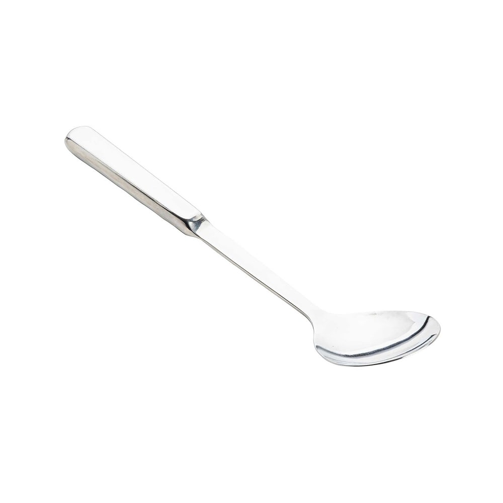 Tablecraft 11626 11 3/4" Solid Stainless Serving Spoon w/ Hollow Handle