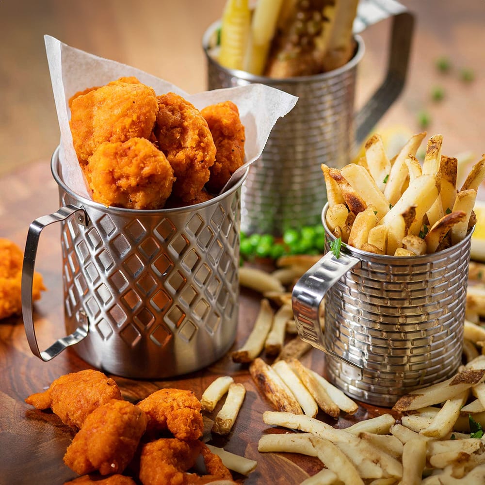 Tablecraft 11658 23 oz Round Serving Mug - 4 3/4" x 3 7/8", Stainless