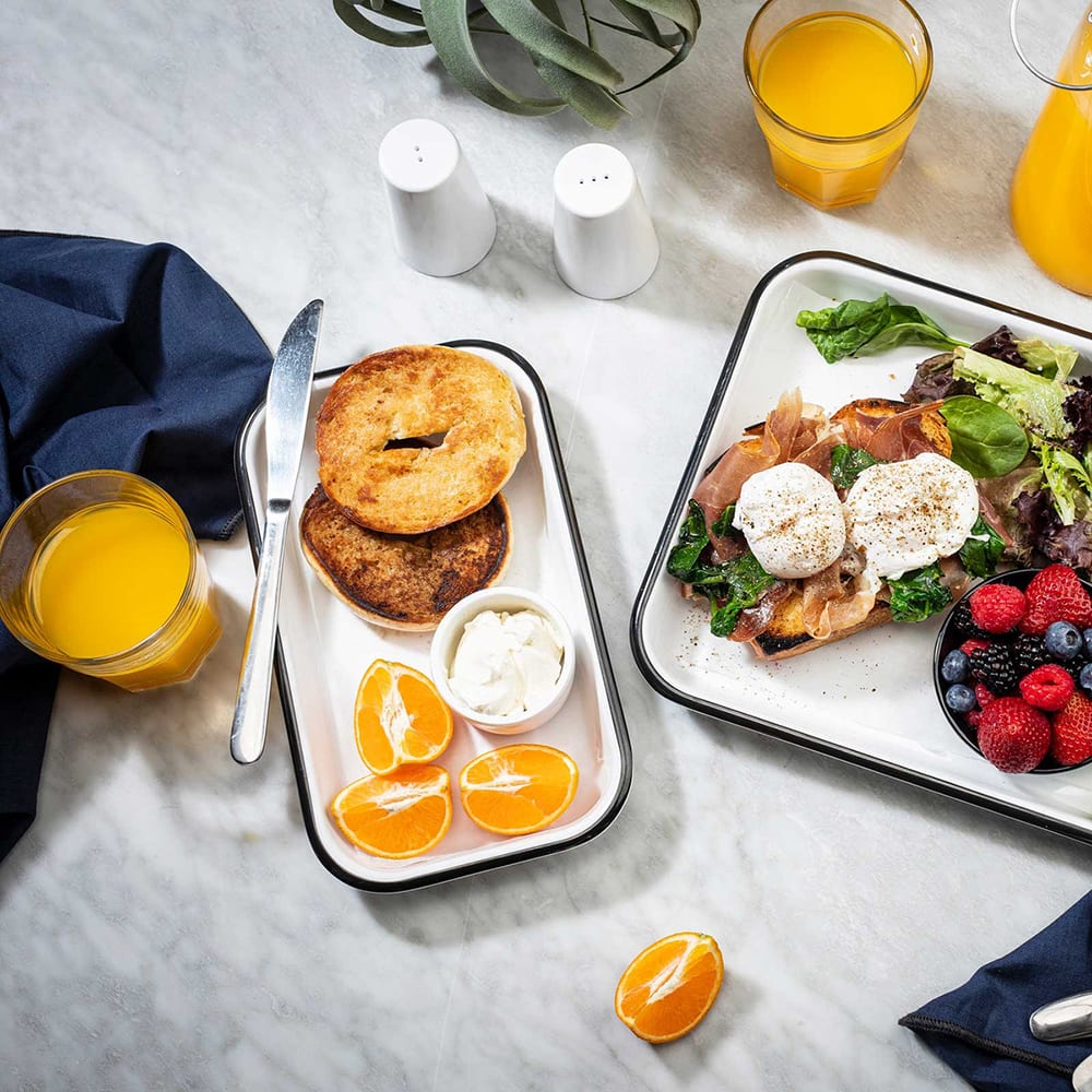 Tablecraft 11671 Eighth Size Rectangular Sheet Pan - Melamine, White