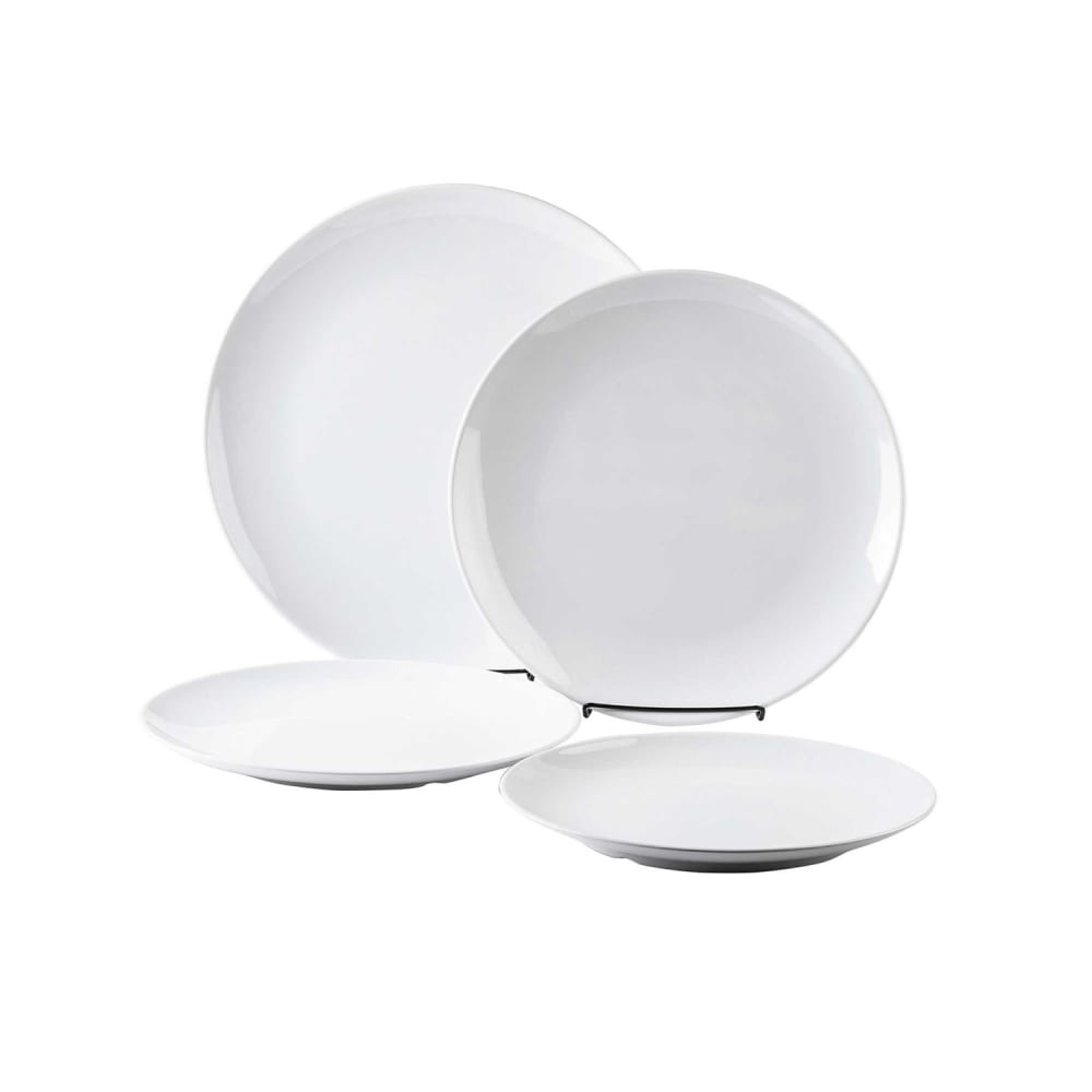 Tablecraft 11533 15 3/4" Round Sierra Collection™ Platter - Melamine, White