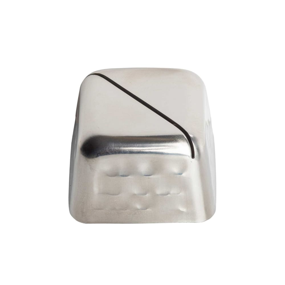 Tablecraft 11575 2" Tabletop Menu Card Holder - Stainless Steel