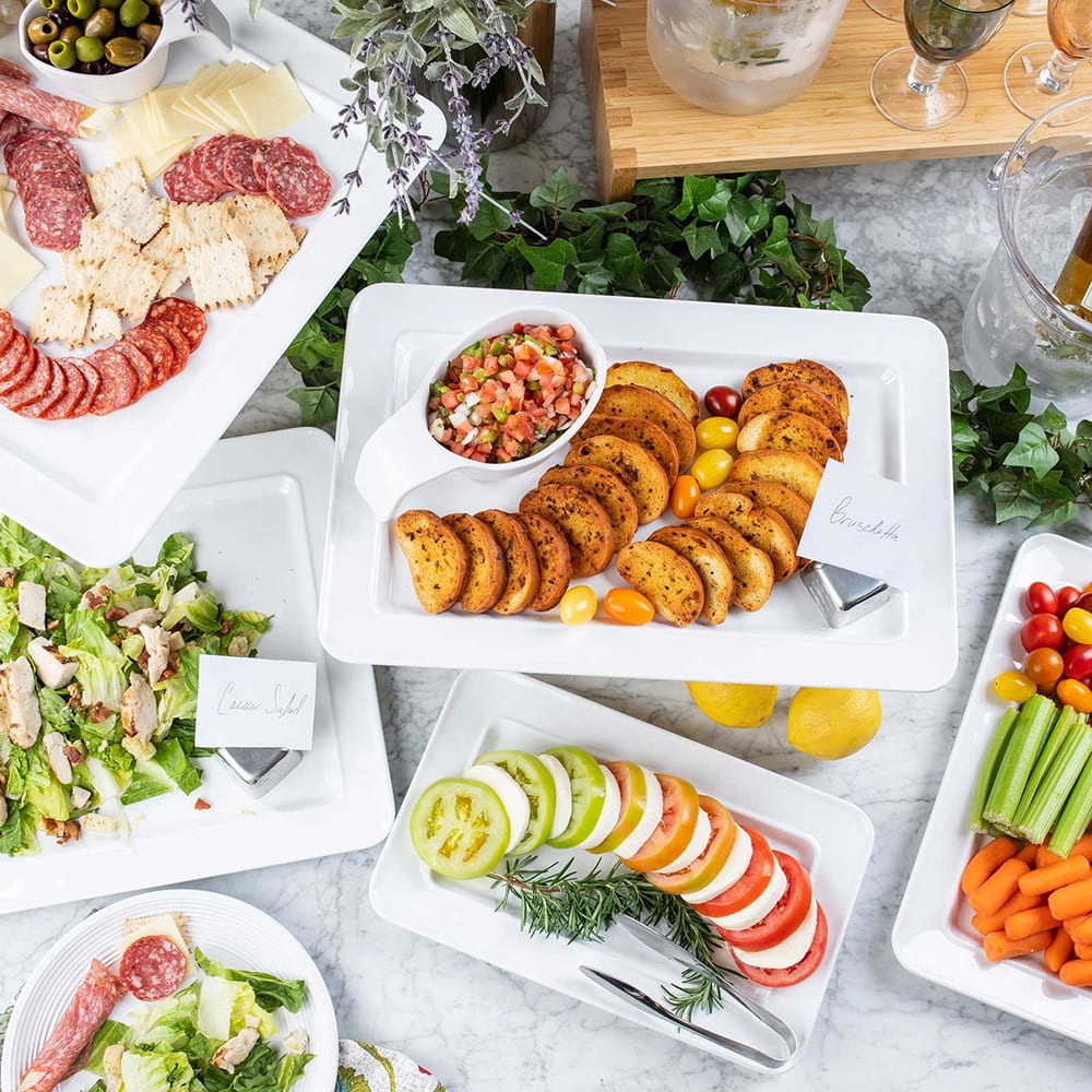 Tablecraft 11575 2" Tabletop Menu Card Holder - Stainless Steel