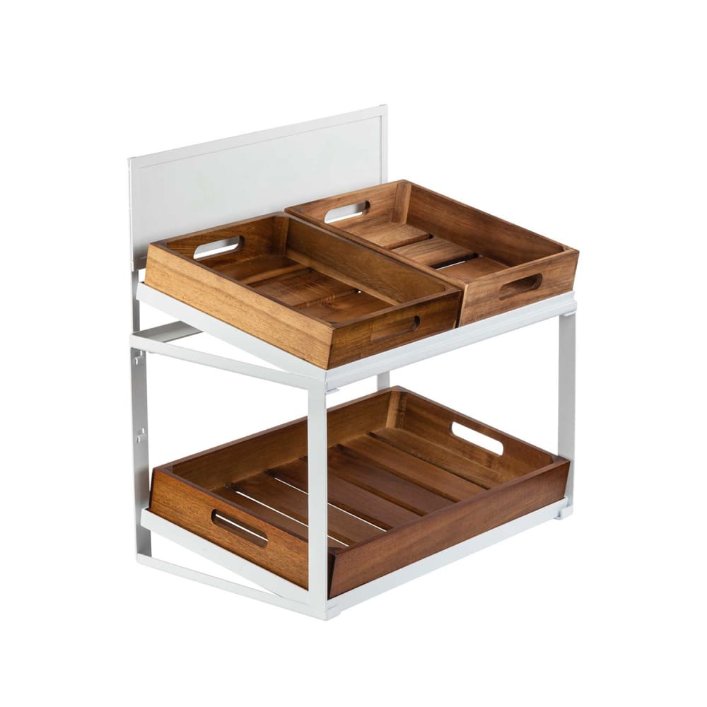 Tablecraft 11794 2 Tier Display Stand - 21 1/2" x 13 1/2" x 22 1/4 ...