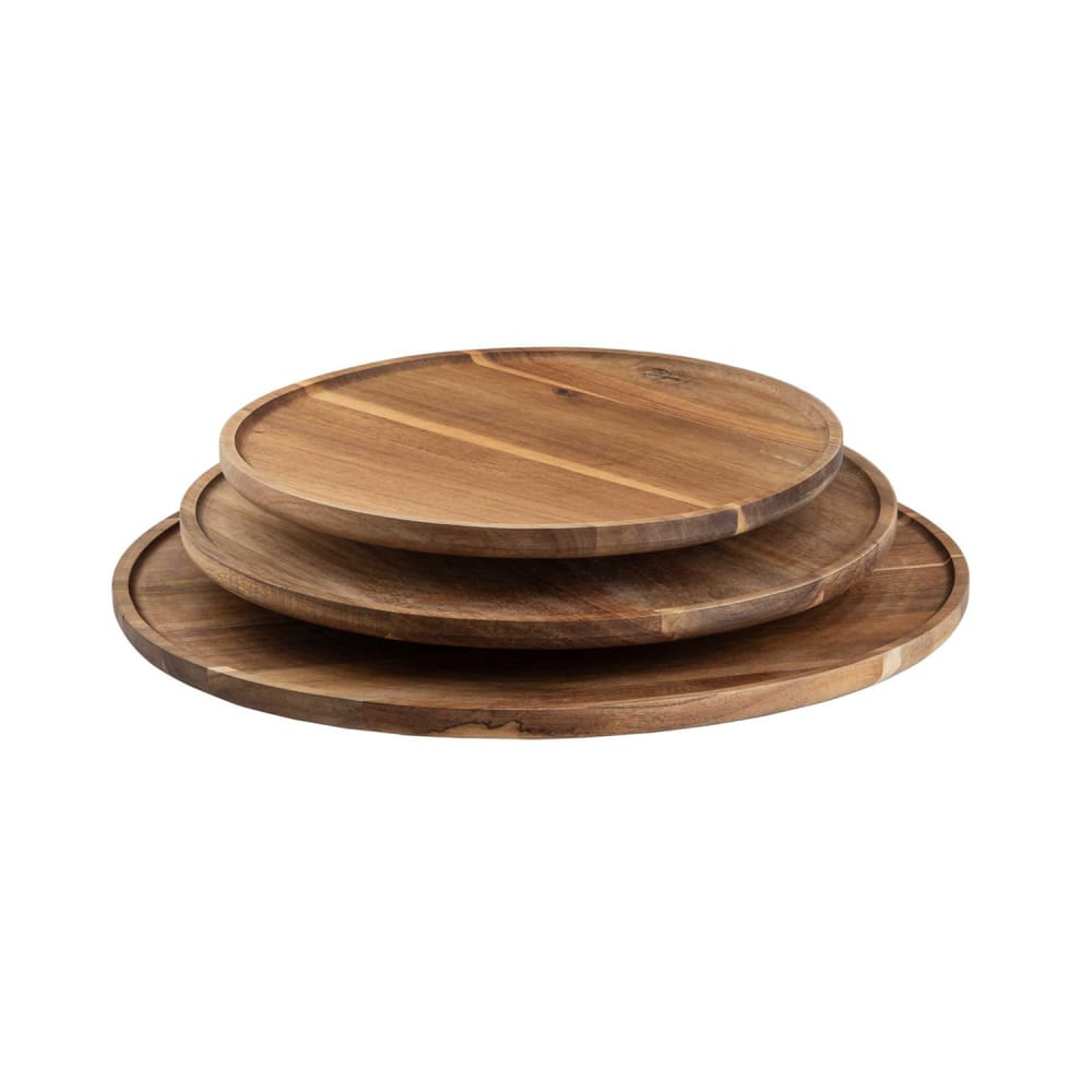 Tablecraft 11830 18" Lazy Susan - Acacia Wood
