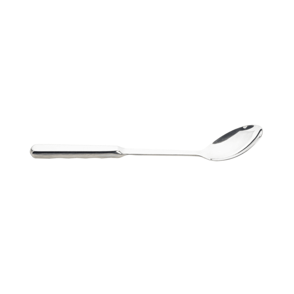 Tablecraft 11626 11 3/4" Solid Stainless Serving Spoon w/ Hollow Handle
