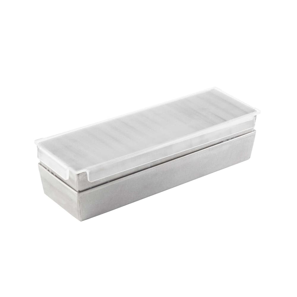 Tablecraft CW5034 Half Long Size Food Pan Cover - Acrylic, Translucent