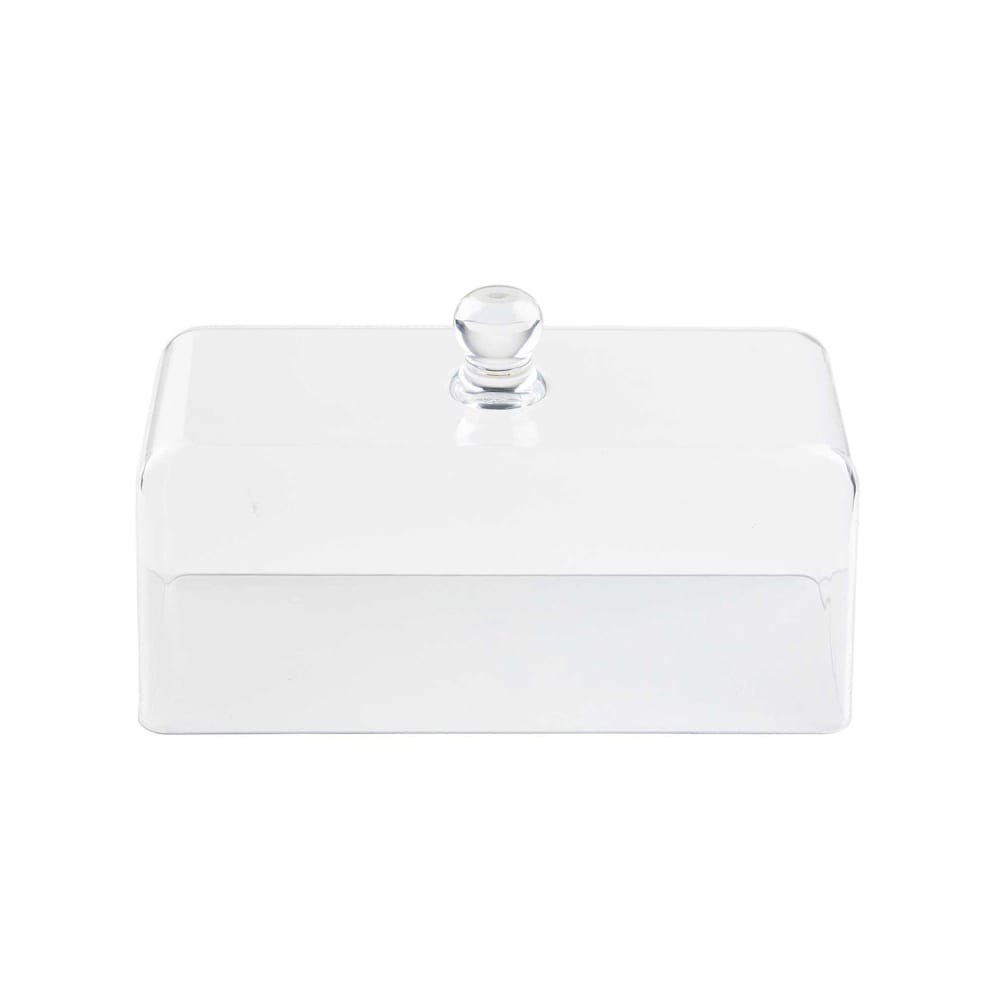 Tablecraft 11887 Cake Cover - 13 1/2" x 6", SAN, Clear