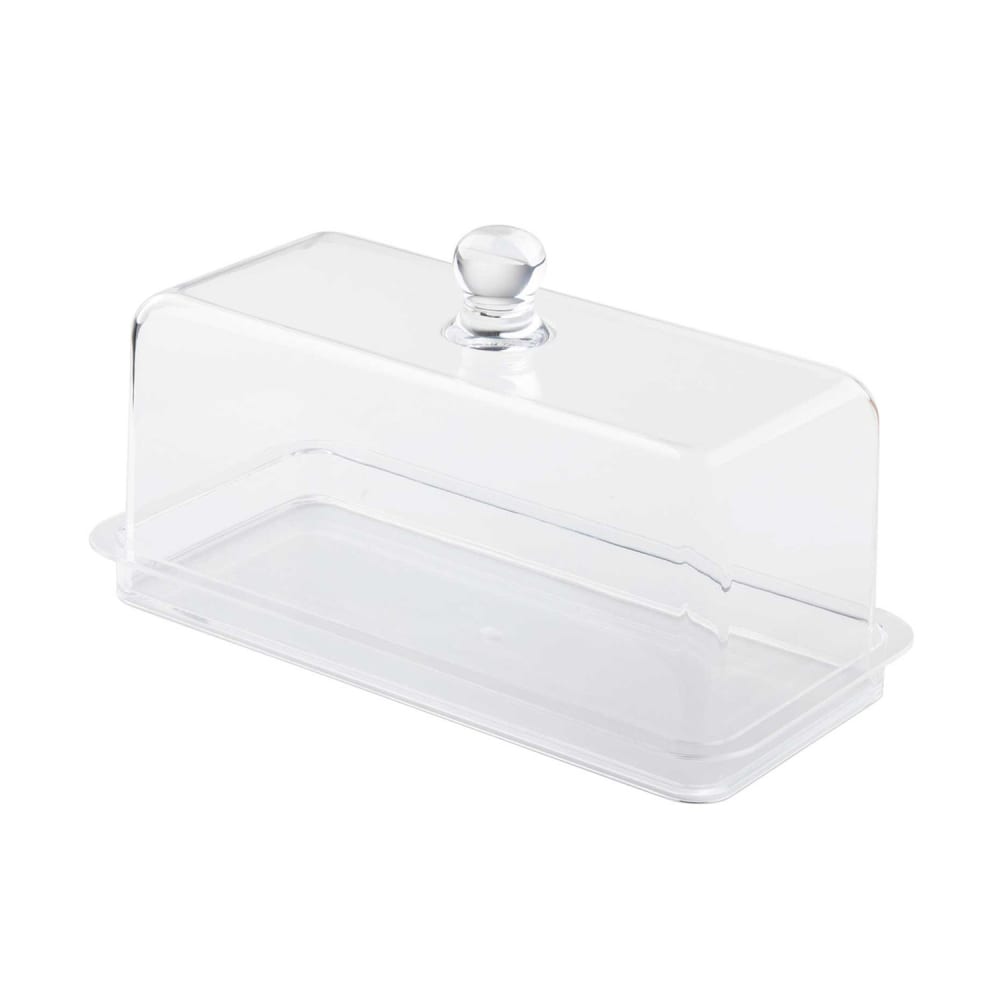 Tablecraft 11887 Cake Cover - 13 1/2" x 6", SAN, Clear