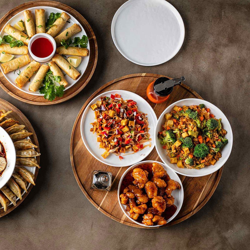 Tablecraft 11830 18" Lazy Susan - Acacia Wood