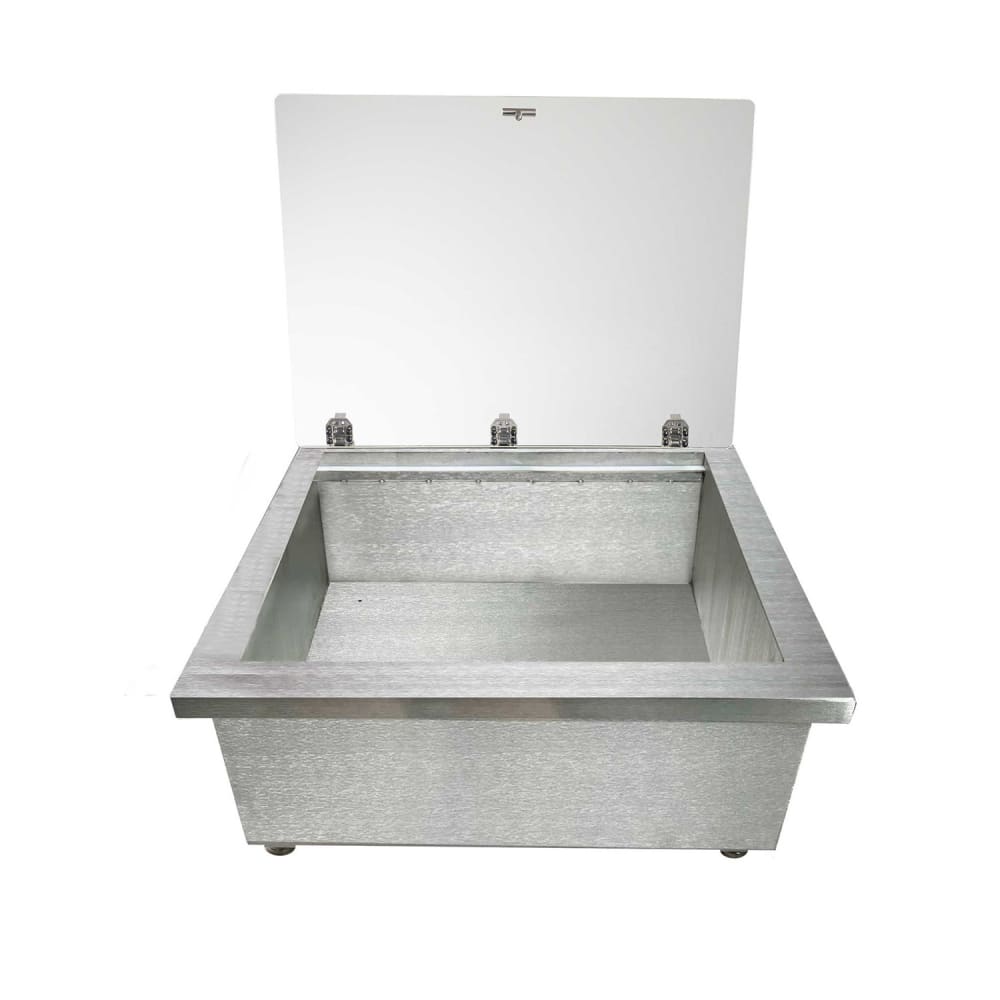 Tablecraft CW8006LBRA 31" Portable Cold Well w/ (2) Pan Capacity, Ice ...