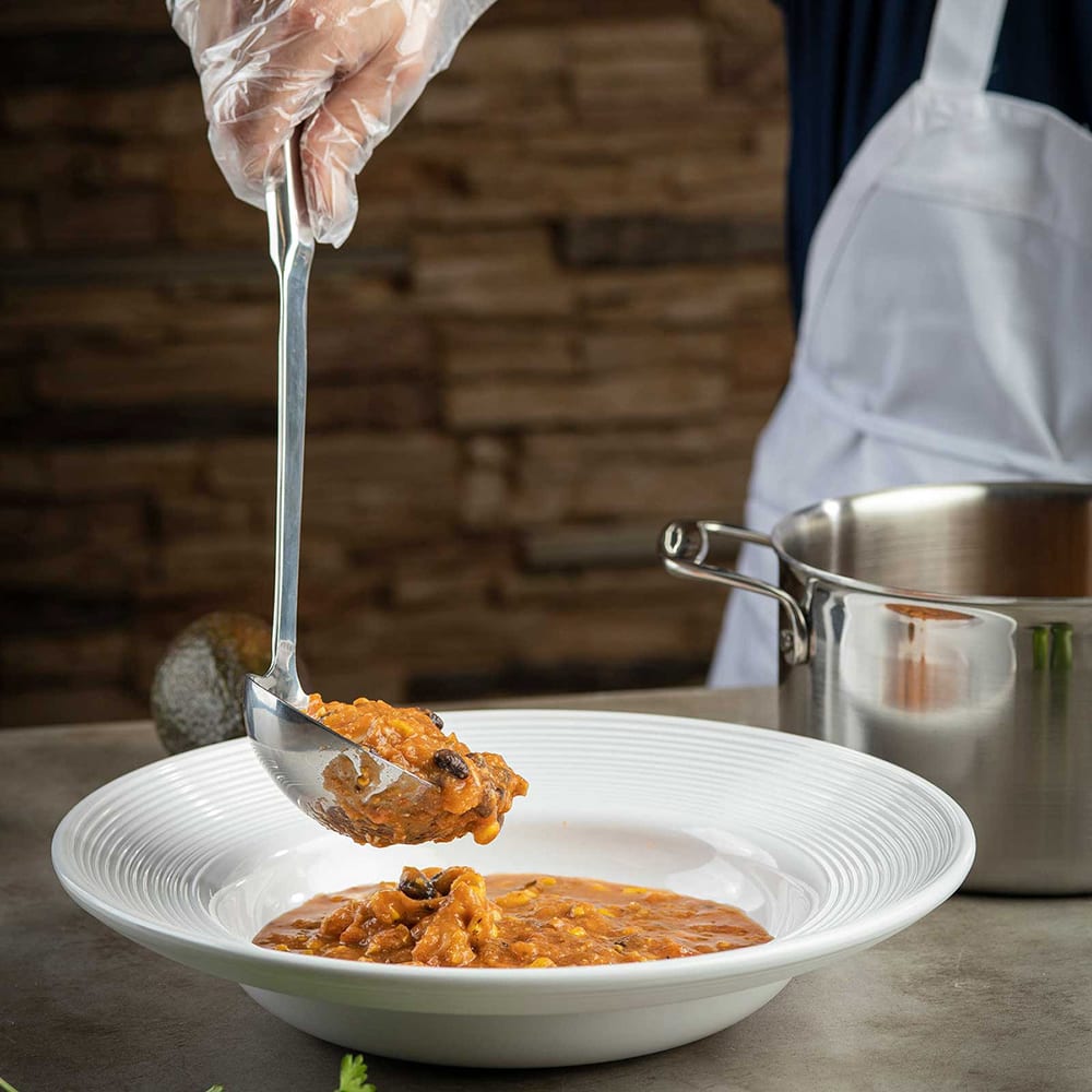 Tablecraft 11633 4 oz Soup Ladle - Stainless Steel