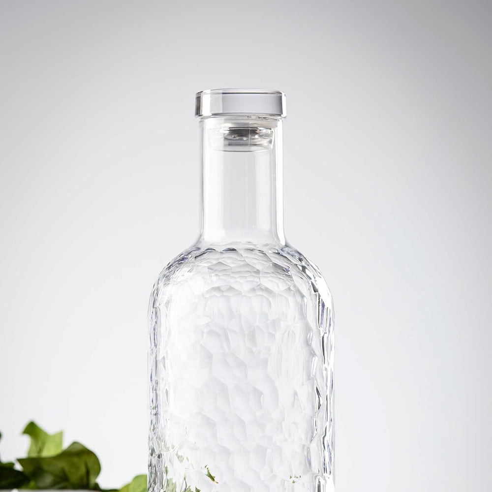 Tablecraft 11800 34 oz Carafe w/ Lid - SAN, Clear