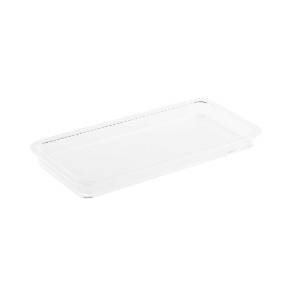 Tablecraft 11886 14 3/4" x 7 1/4" Rectangular Cake Plate - SAN Plastic ...