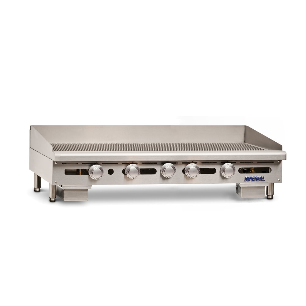 Imperial IGG-60 60" Gas Griddle w/ Thermostatic Controls - 1" Grooved ...