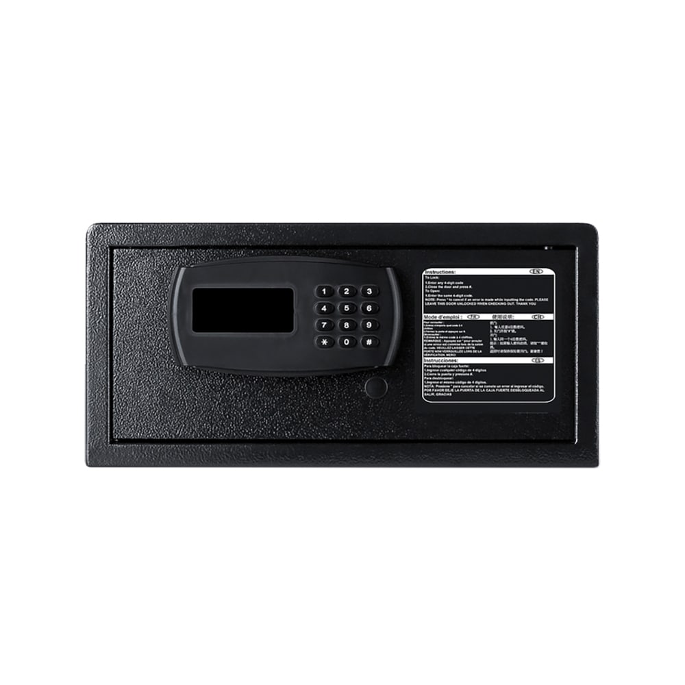 Summit HSF10B 1.03 cu ft Hotel Safe w/ Keypad Lock - Steel, Black