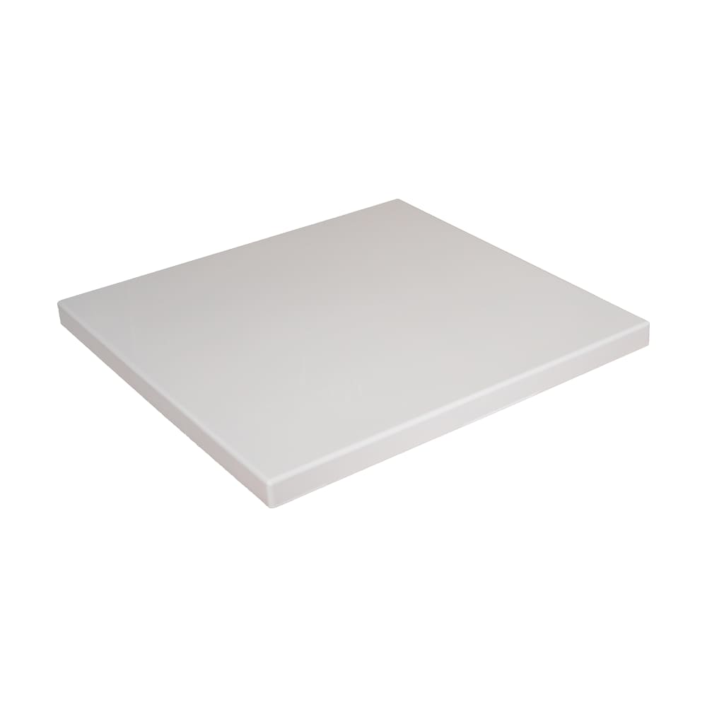 American Tables & Seating 36" Square Resin Table Top, Pure White ...