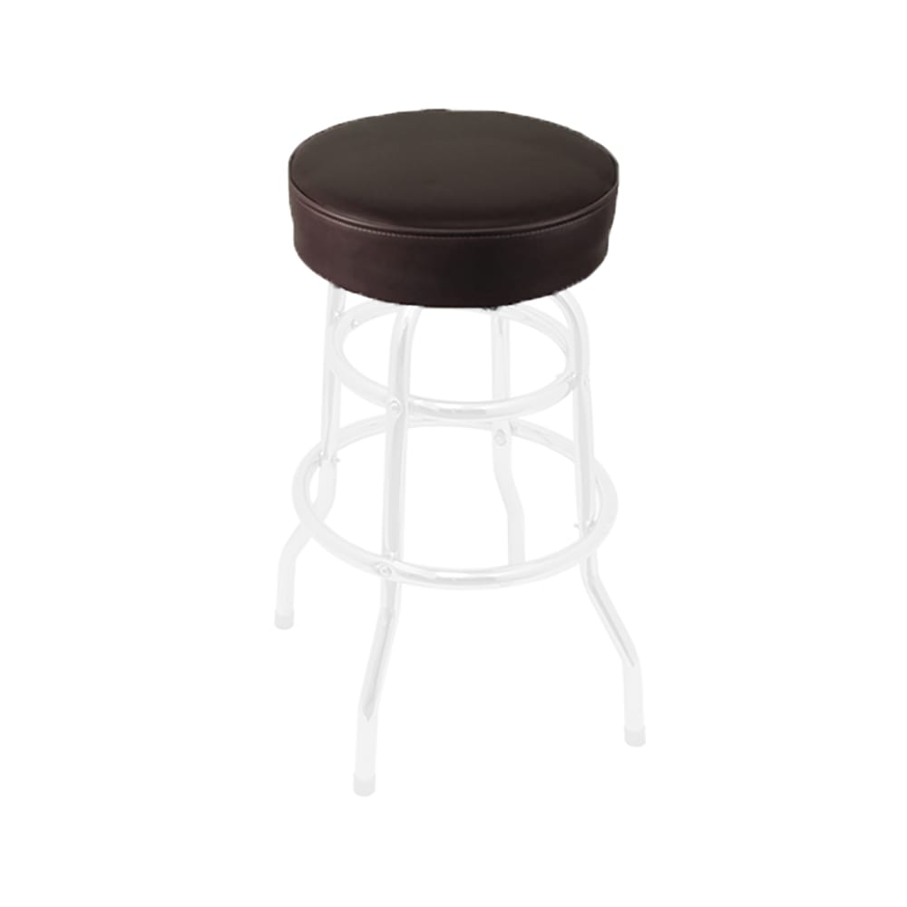 Oak Street Replacement Button Top Bar Stool Seat, Espresso Vinyl ...