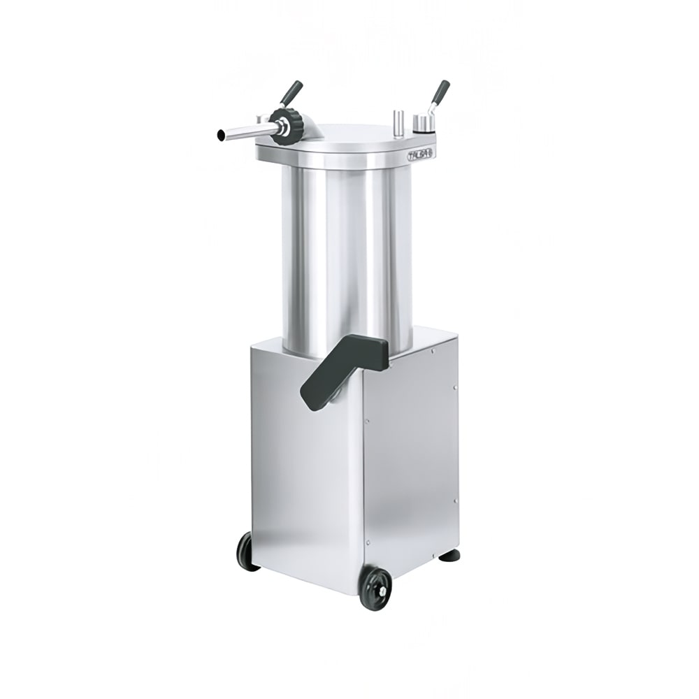 Omcan 65 lb Hydraulic Vertical Sausage Stuffer w/ (3) Funnels, 110v (45870)