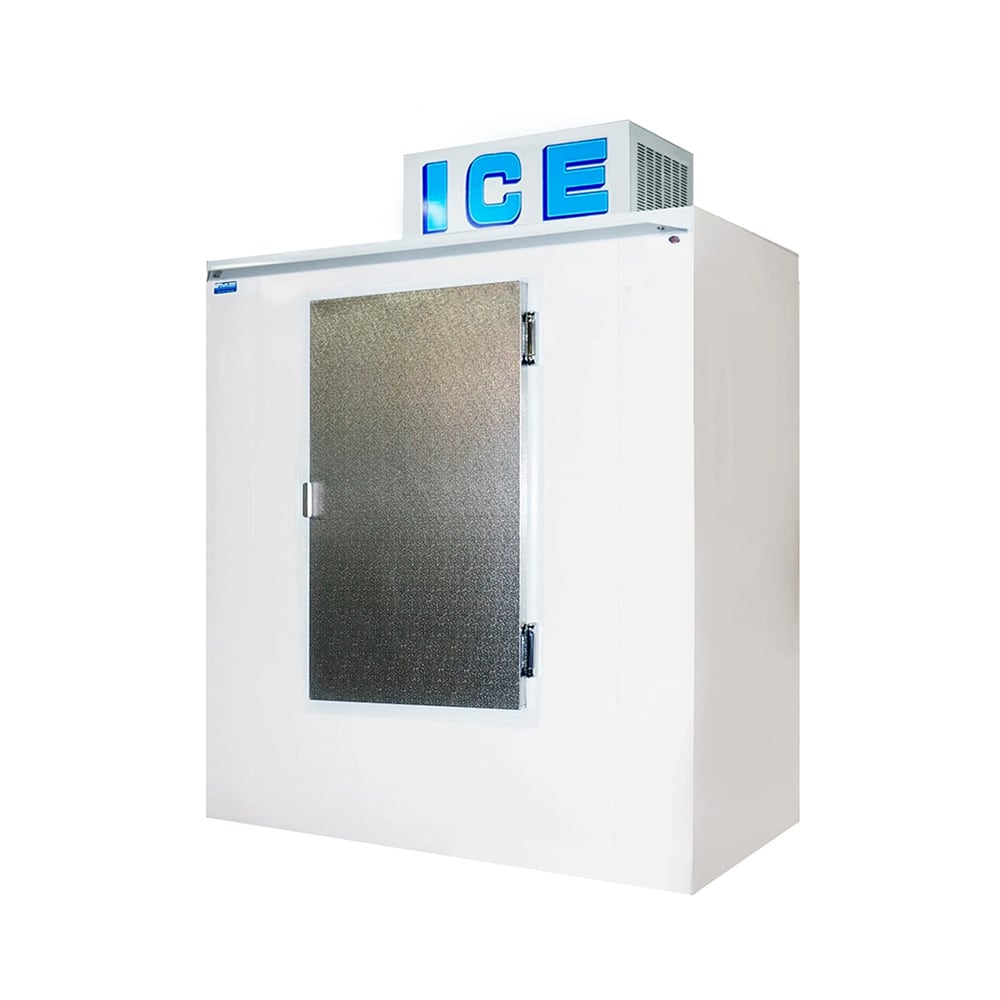 Polar Temp 630CW 62" Outdoor Ice Merchandiser w/ (78) 20 lb Bag ...
