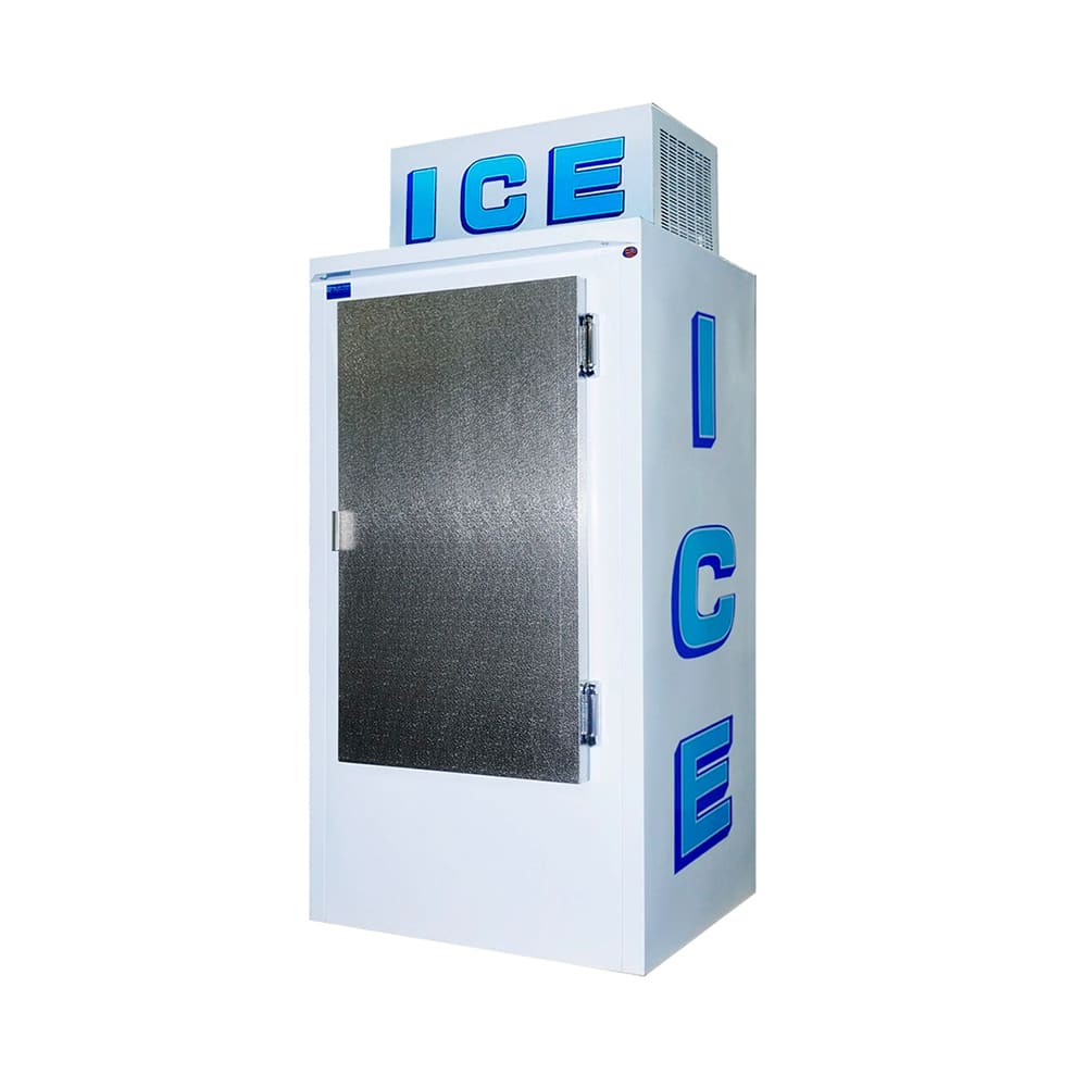 Polar Temp 300CWP 36" Outdoor Ice Merchandiser w/ (35) 20 lb Bag ...