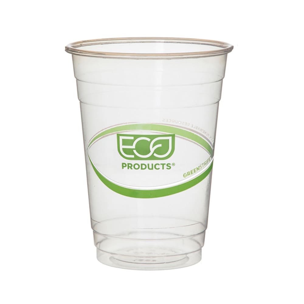 Eco Products 16 oz GreenStripe® Disposable Cold Cup - PLA, Clear (EP ...