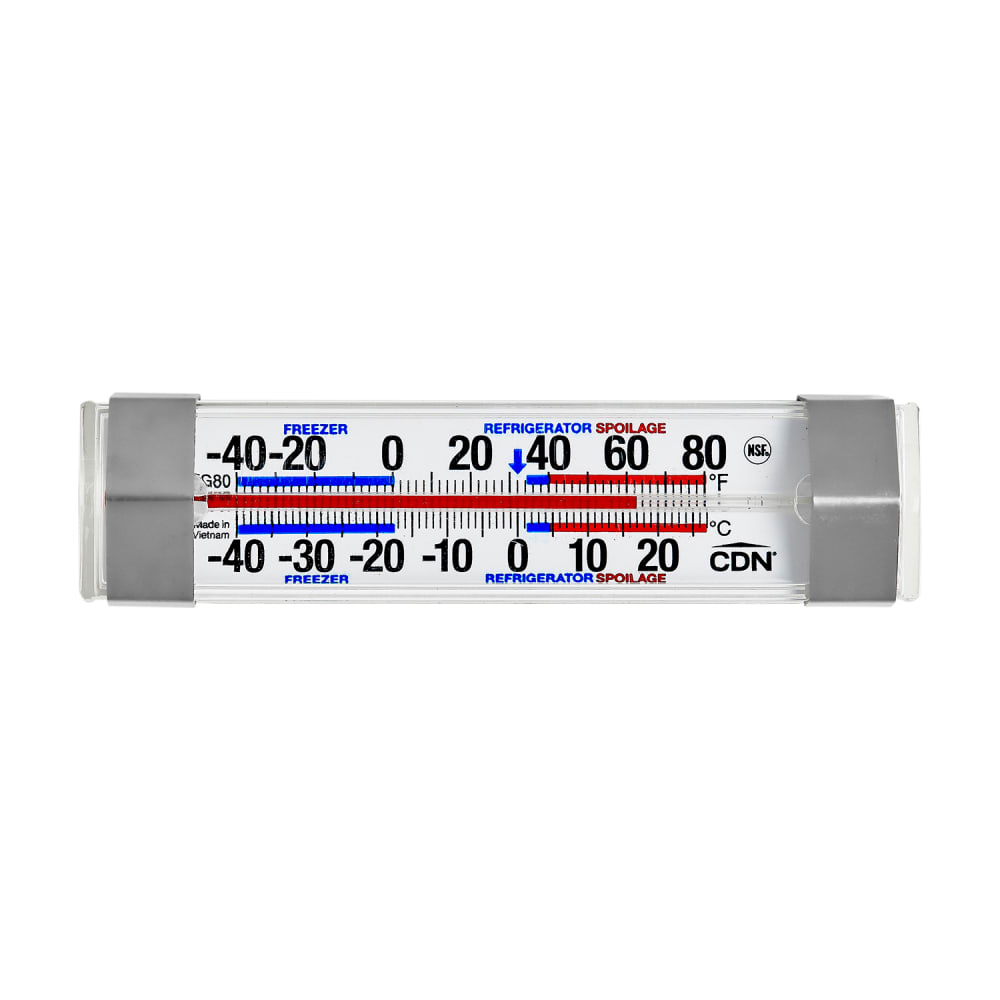 CDN Refrigerator Freezer Thermometer, -40 to 80°F (FG80)