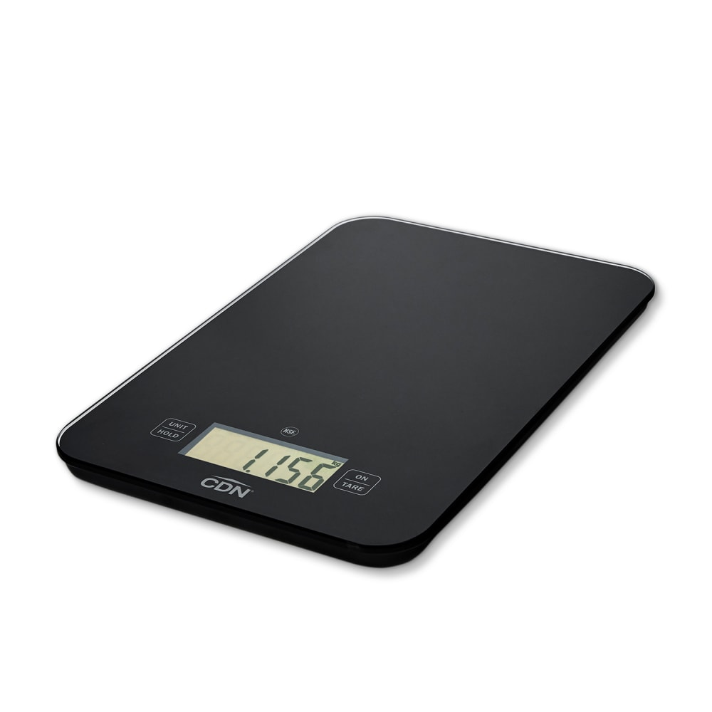 CDN 15 lb Digital Portion Control Scale - 6" x 9 3/16", Black (SD1502-BK)