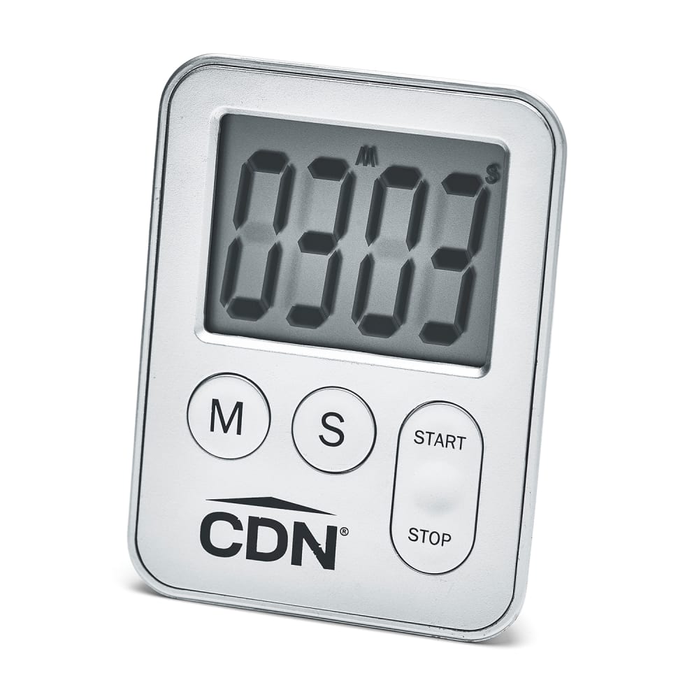 CDN Mini Digital Timer, Minute & Second Timing, White (TM28-W)