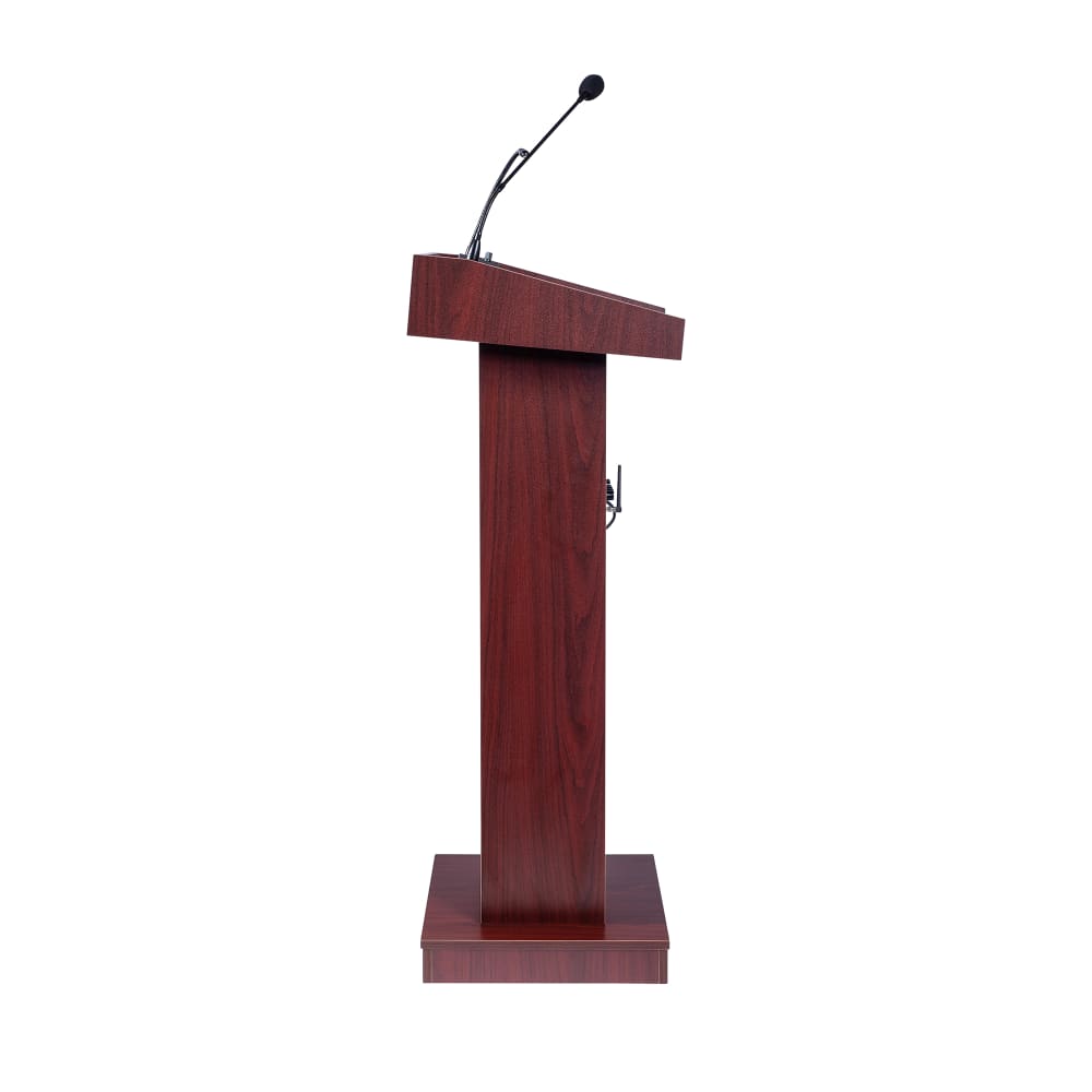 National Public Seating 800X-MY Floor Lectern w/ (1) Shelf - 22" x 17 ...