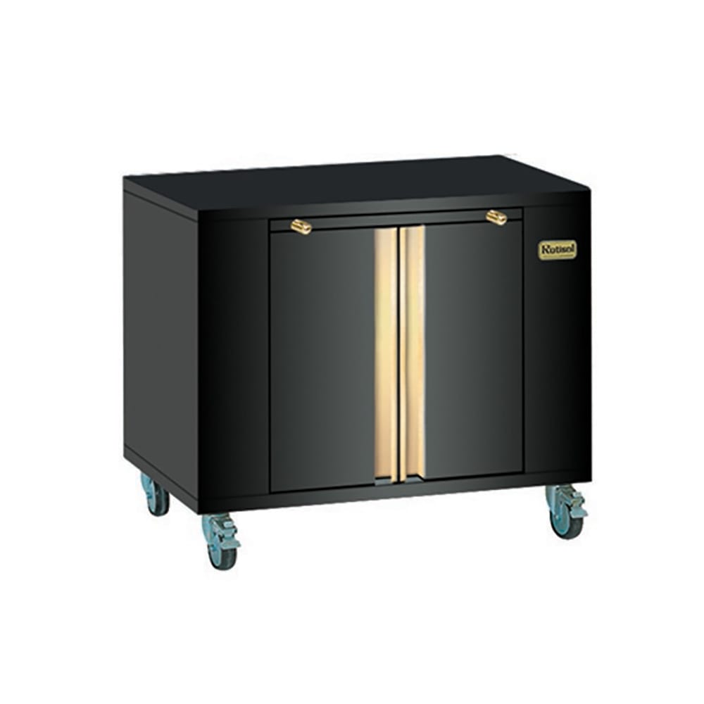 Rotisol USA 975SRL 35 5/8"W Base Cabinet for GrandFlame 975's, Black